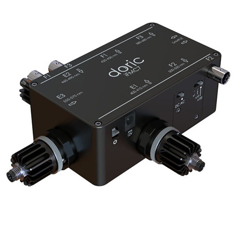 7 ports Fluorescence Mini Cube - Three Fluorophores – Doric Lenses